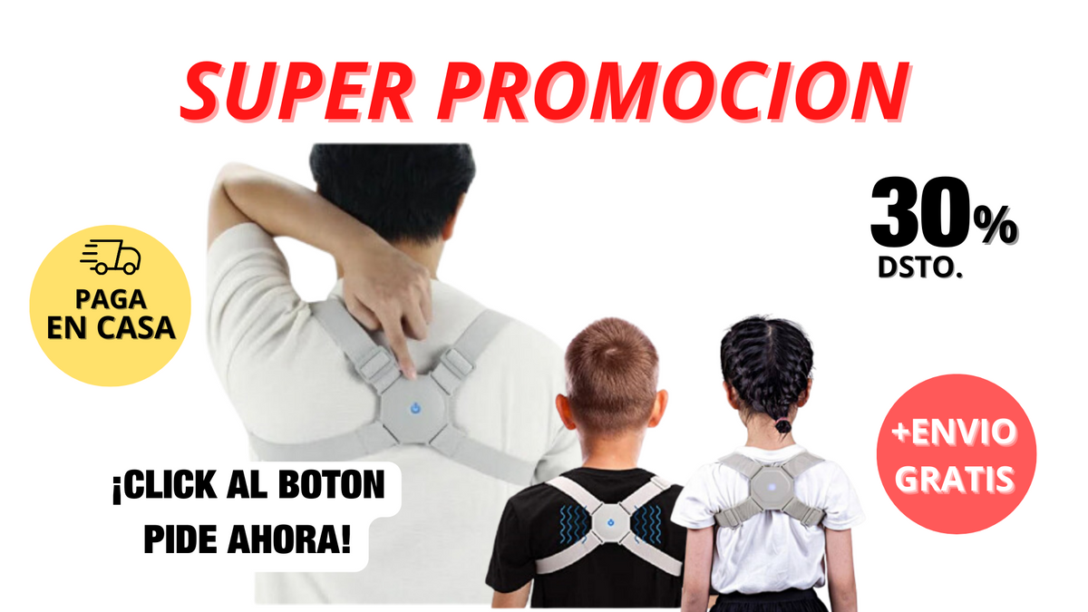 CORRECTOR DE POSTURA CON SENSOR INTELIGENTE – Compra y Paga en Casa